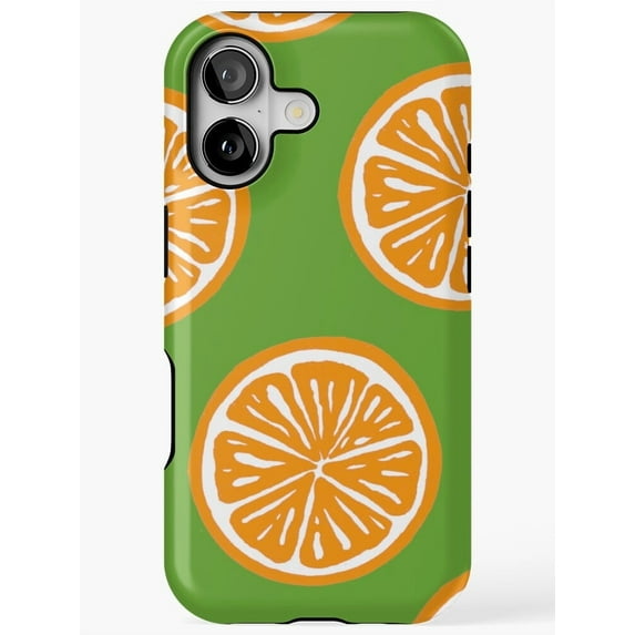 Citrus Fruit Summer Pattern Art Phone Case for iPhone 17 16 15 14 13 12 ...