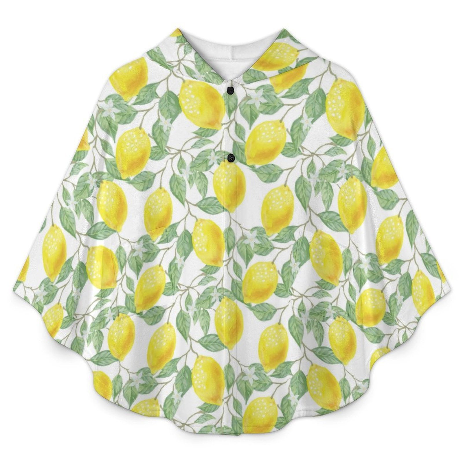 Citrus Fruits Summer Blanket Oversized Wearable Hooded Blanket Warm ...