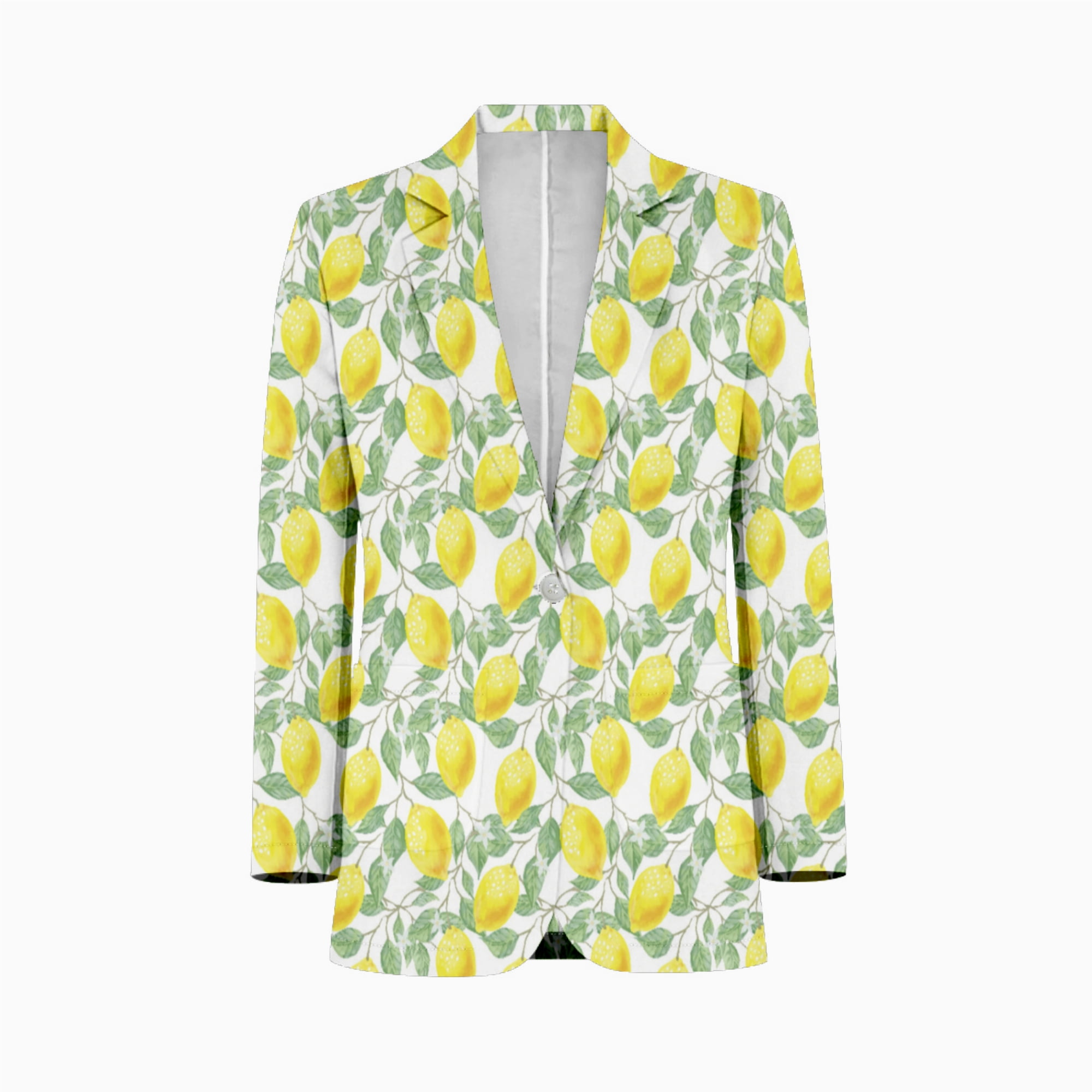 Citrus Fruits Summer Mens Suits Shawl Collar Slim Fit Suit Mens Groom ...