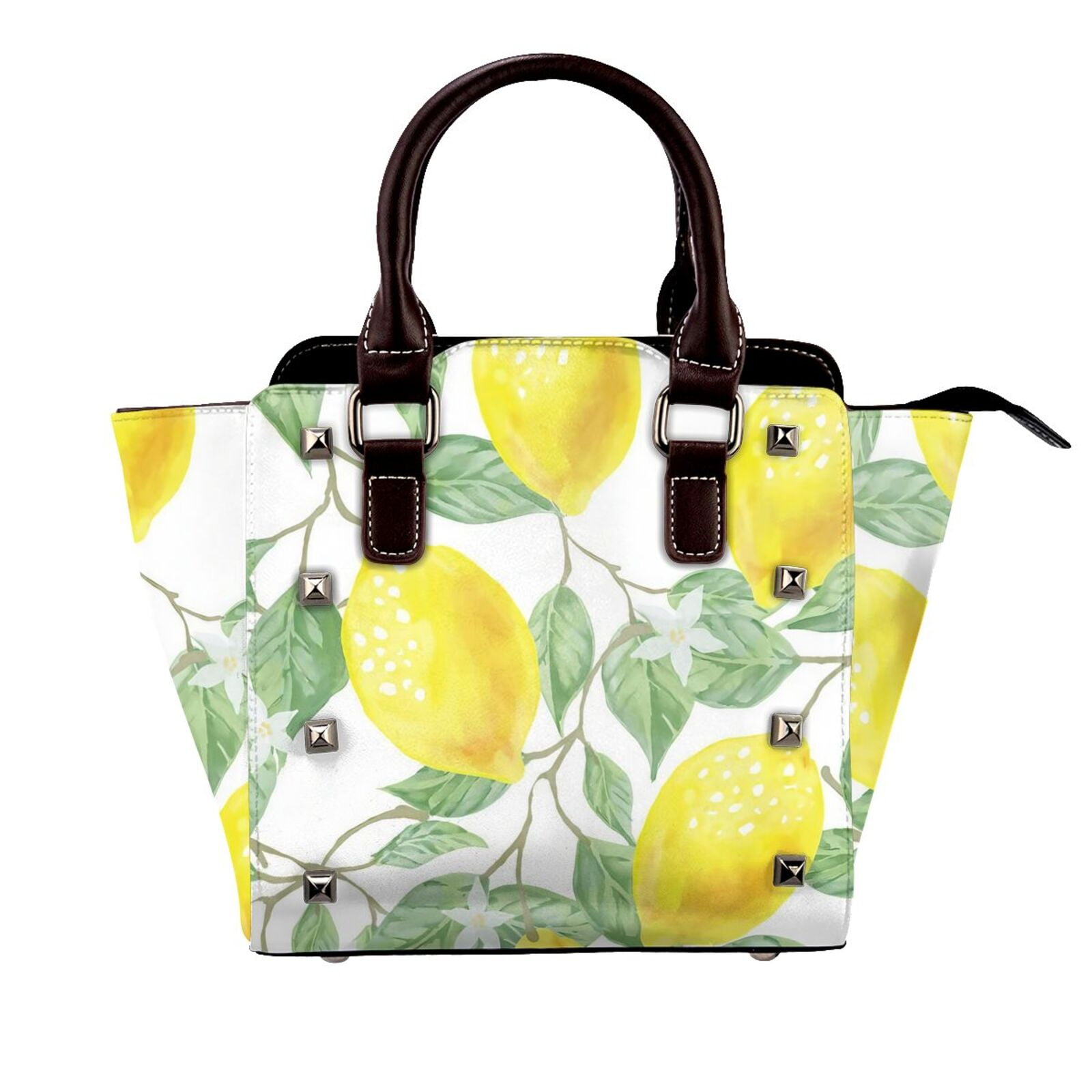 Citrus Fruits Summer Rivet Fashion One-Shoulder Women's Handbag Tote ...