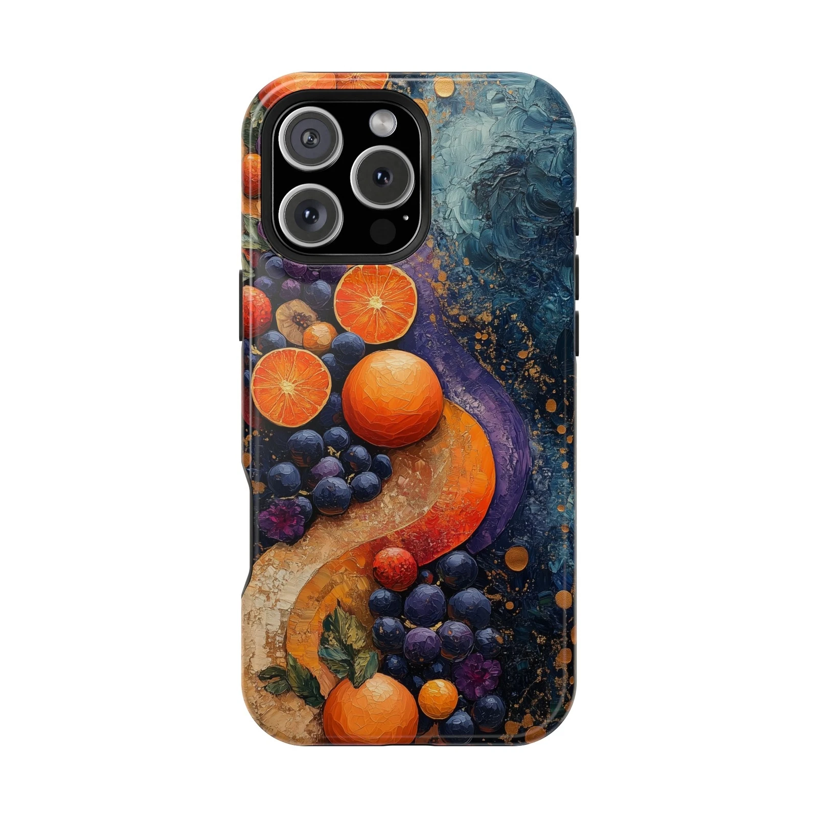 Citrus Grape Orange Fruits Summer Fresh Colorful Design for iPhone 17 ...