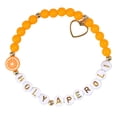 Citrus Junos Slices Bead Letter Charm Bracelets Adjustable Summers ...