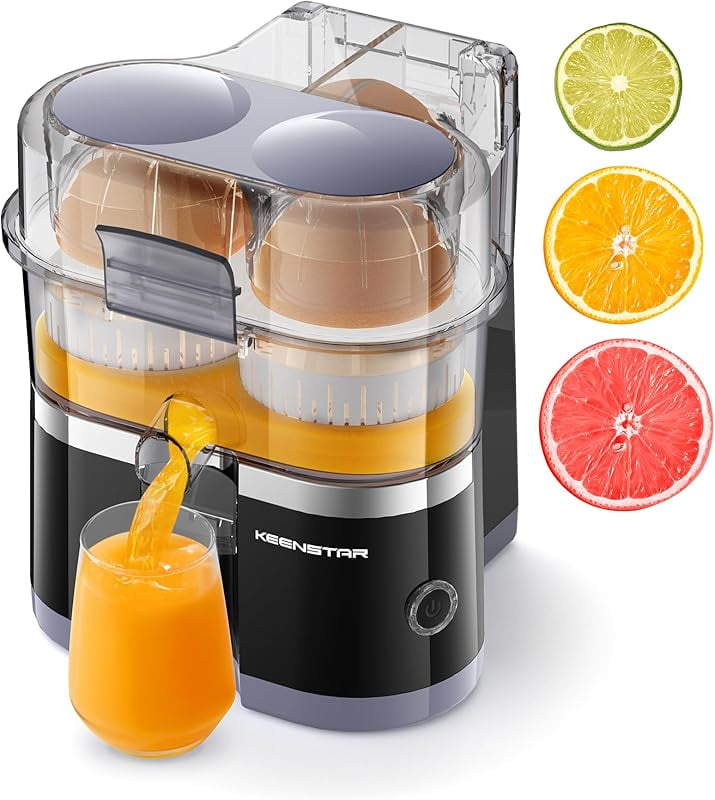 Citrus Jur, Dual-Head Orange Jur Squeezer with Cord, Portale Jur with ...