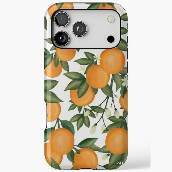 Citrus Love Summer Orange Clementine Art Phone Case Compatible iPhone ...