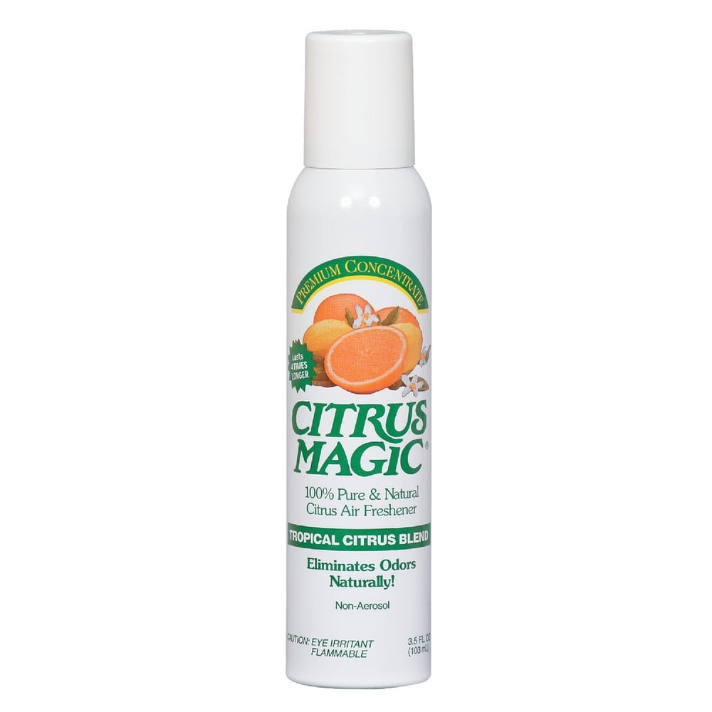 Citrus Magic 3.5 Oz. Tropical Citrus Non-Aerosol Spray Air Freshener ...