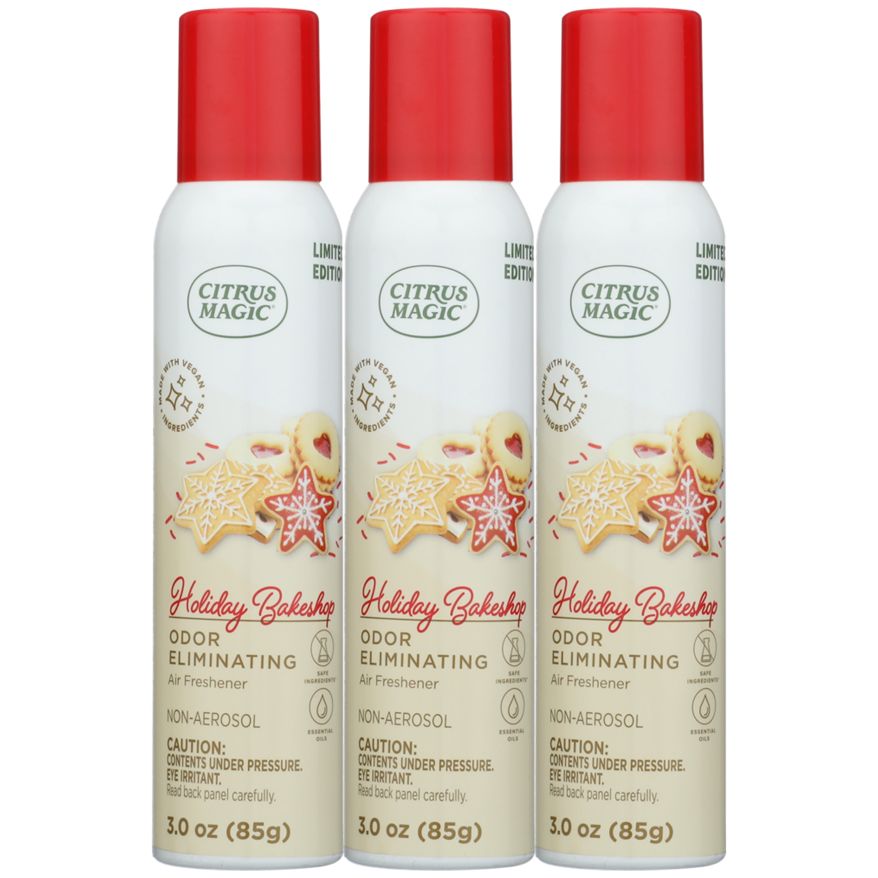 Citrus Magic Holiday Odor Eliminating Air Freshener Spray, Holiday ...