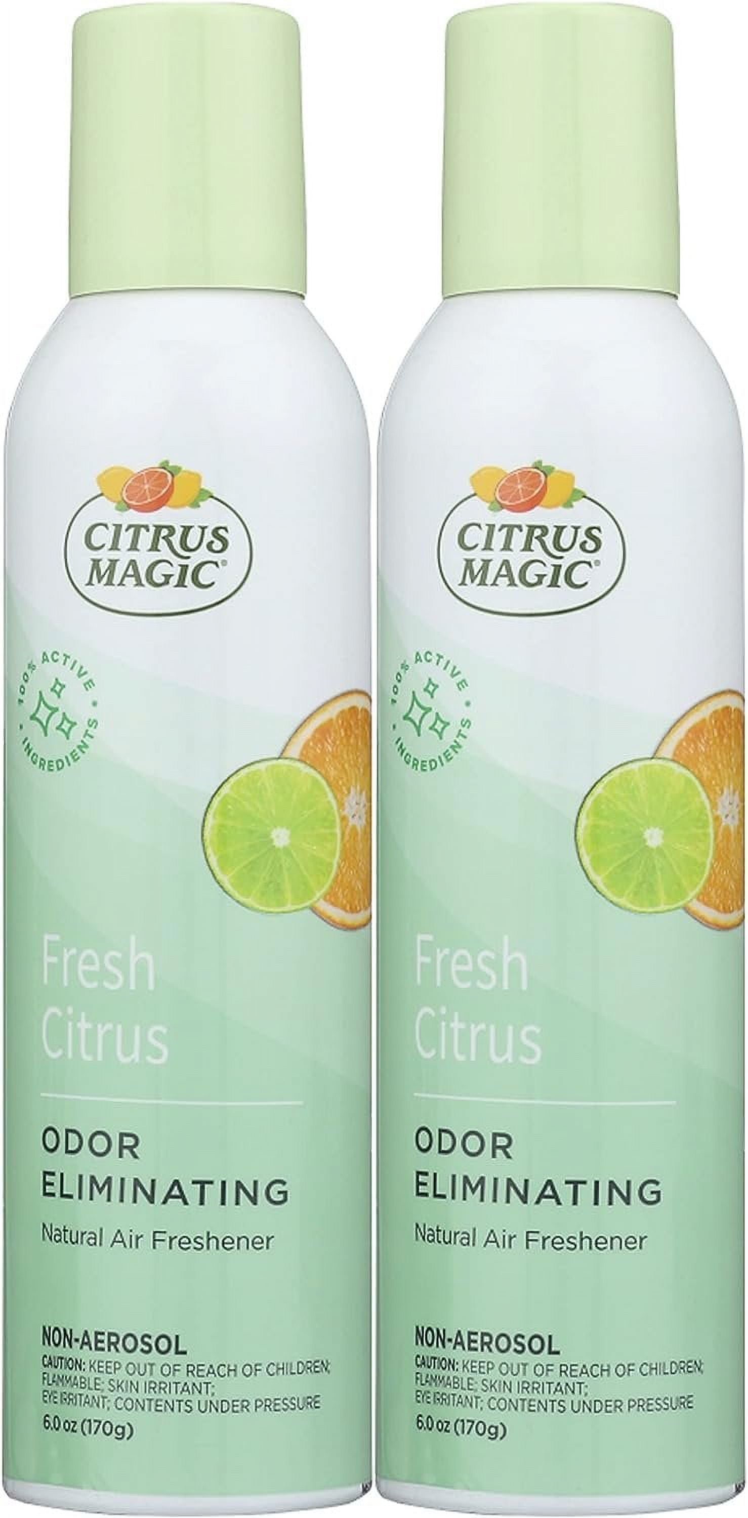 Citrus Magic Natural Odor Eliminating Air Freshener Spray, Fresh Citrus ...