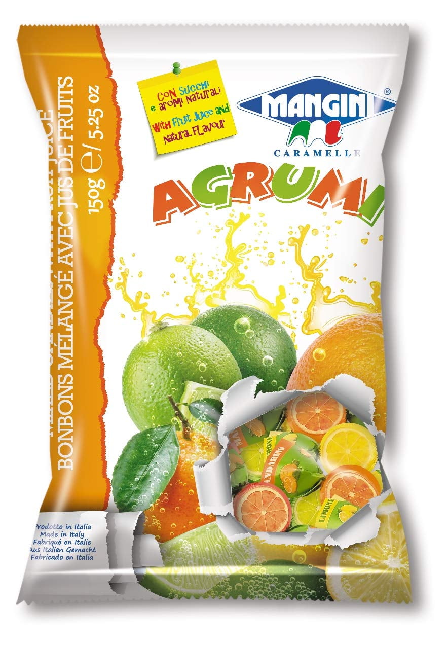 Citrus Mix Italian Candy (Citrus) 150G Bag (5 PCS) - Walmart.com