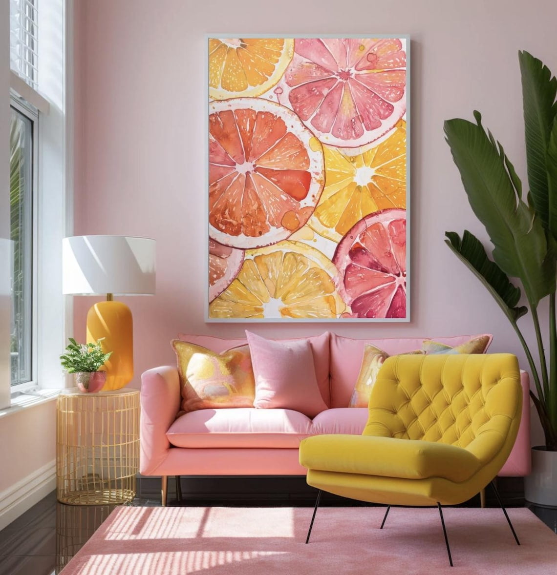 Citrus Orange Grapefruit Lemon Pomelo Poster Unframed Paper Print ...