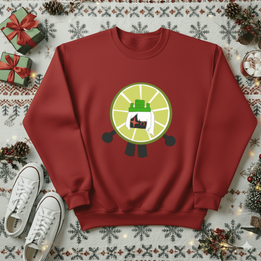 Citrus Pop Lime Slice Kawaii Anime Bot Cute Fruit Cartoon Fun Art ...