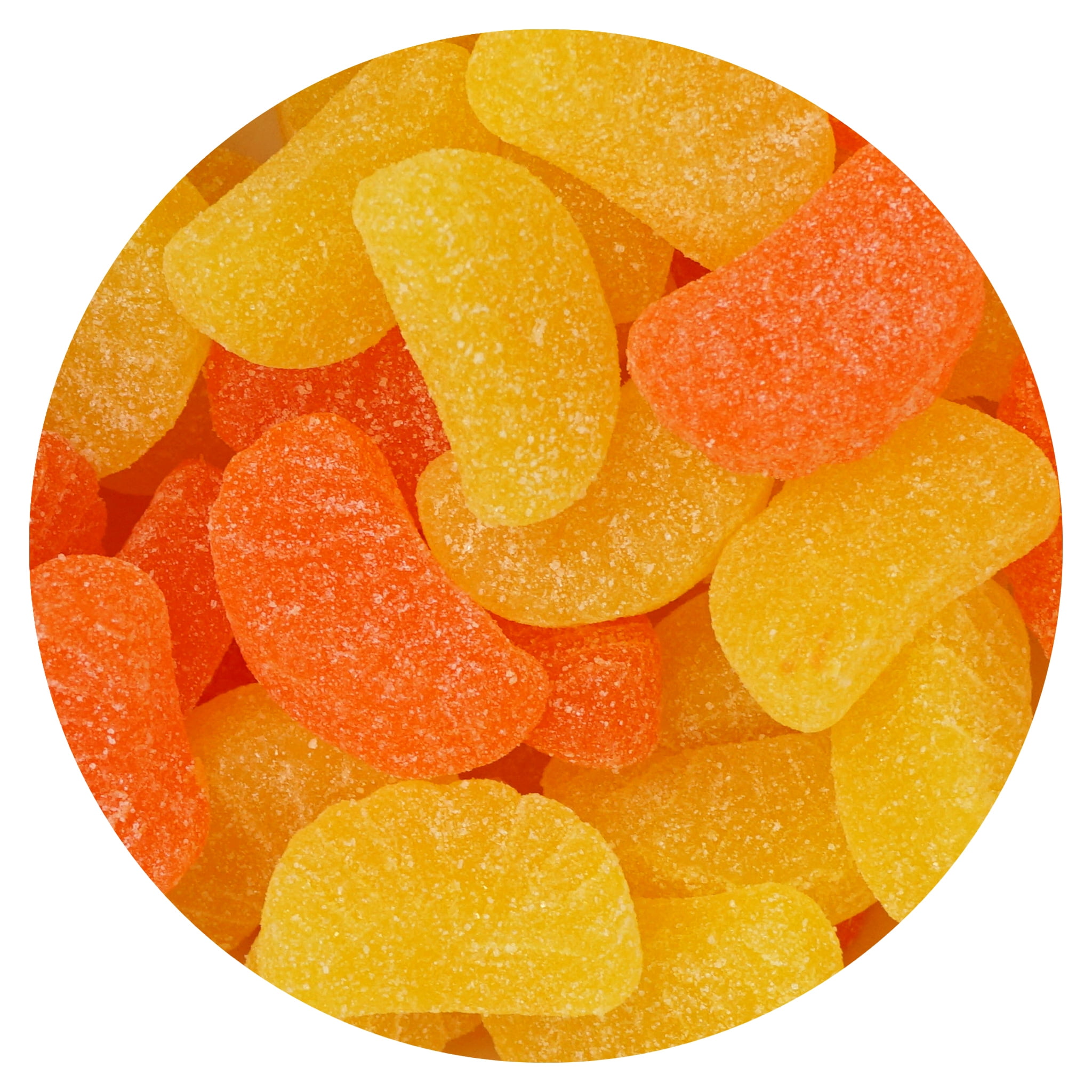 Citrus Slices Candy, 2 Pound Bulk Bag, Orange & Lemon Fruit Slices ...