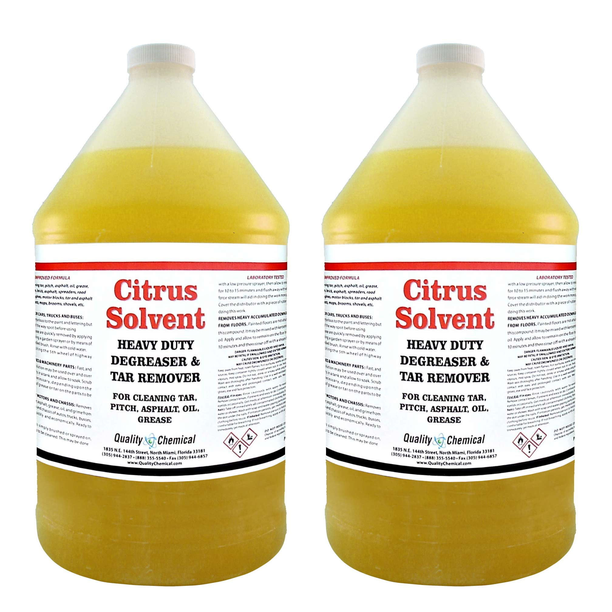 Citrus Solvent Degreaser & Tar Remover - 2 gallon case - Walmart.com