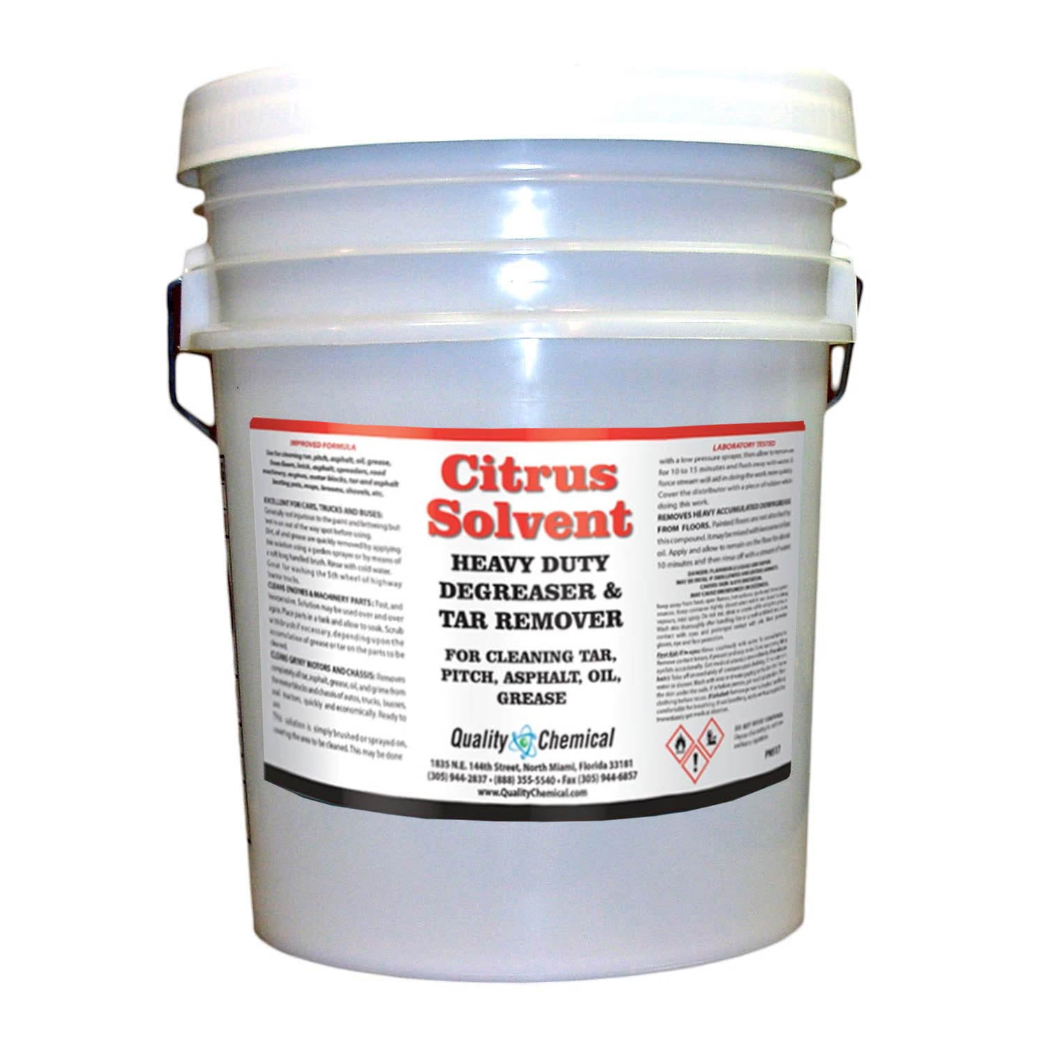 Citrus Solvent Degreaser & Tar Remover - 5 gallon pail - Walmart.com
