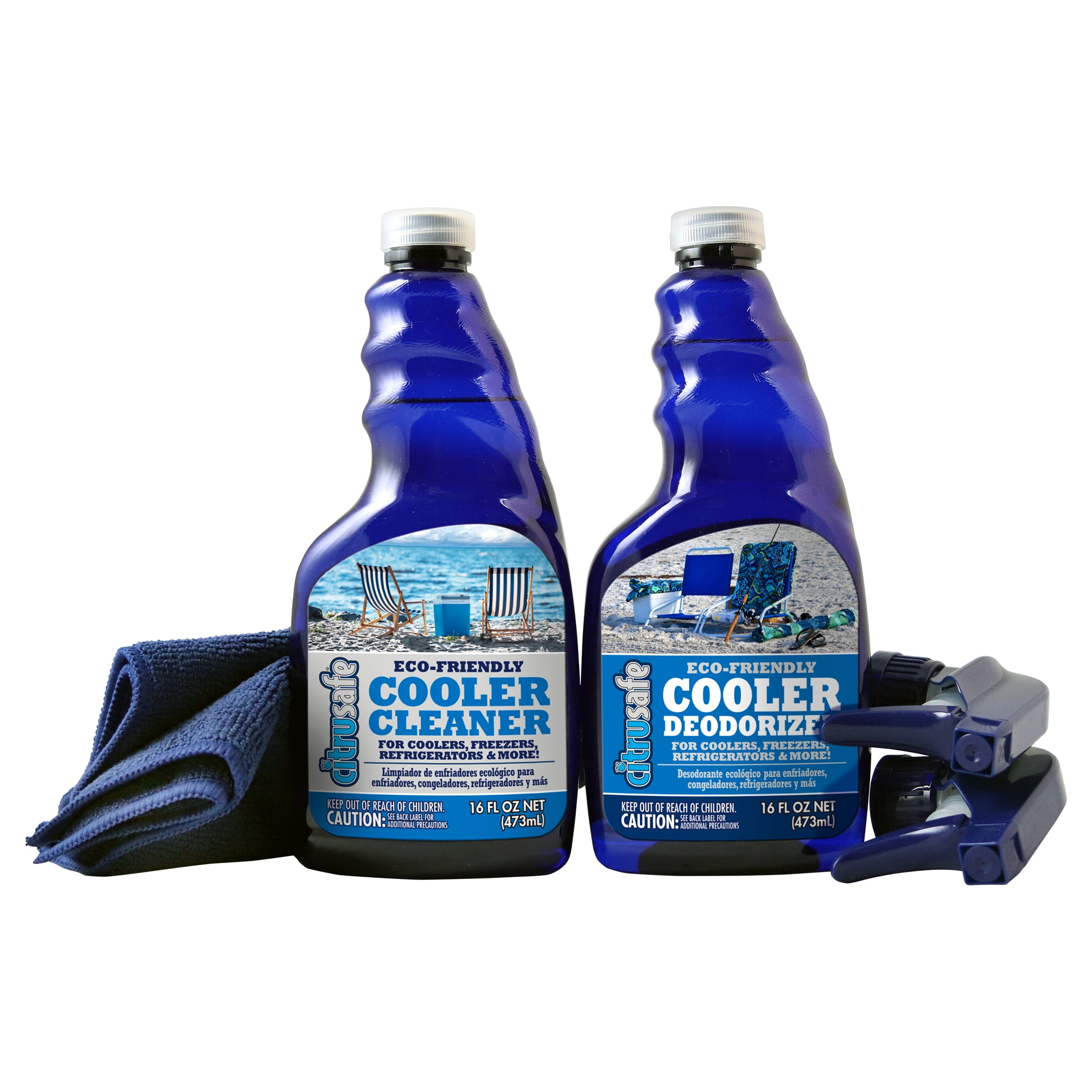 Citrusafe Cooler Cleaner and Deodorizer Kit - 2 x 16 oz bottles ...