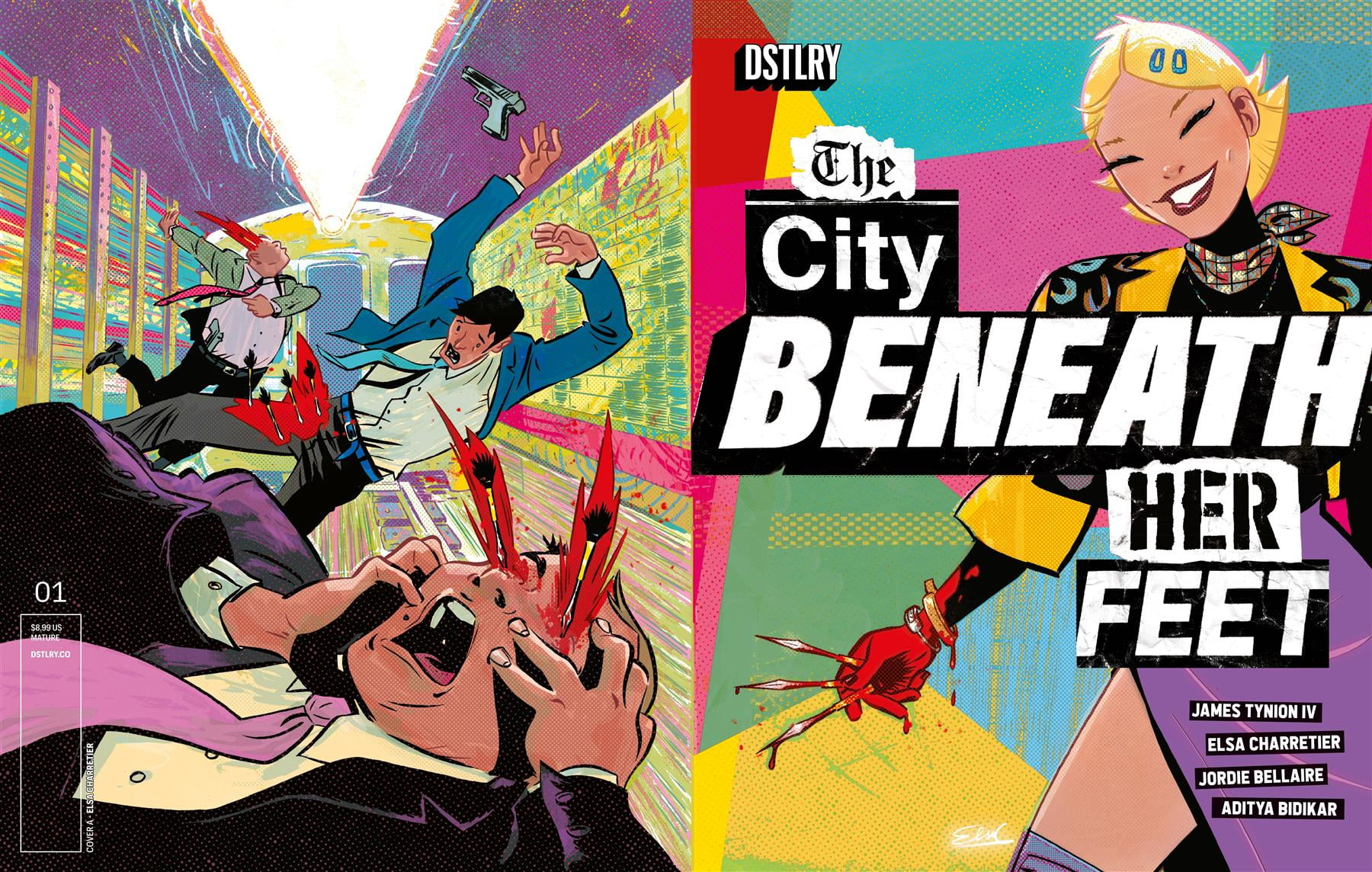 City Beneath Her Feet #1 Cvr A Charretier Cvr A Charretier Dstlry Media Comic Book 2024 ...