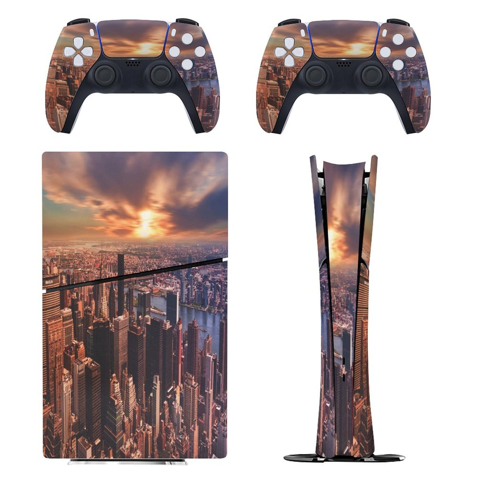 City Building PS5/PS5 Slim Digital Disc Skin Sticker For Console And ...
