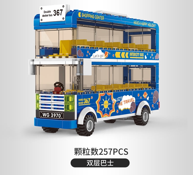 City Bus UK London Building Blocks School Double Vehicle Friends ...