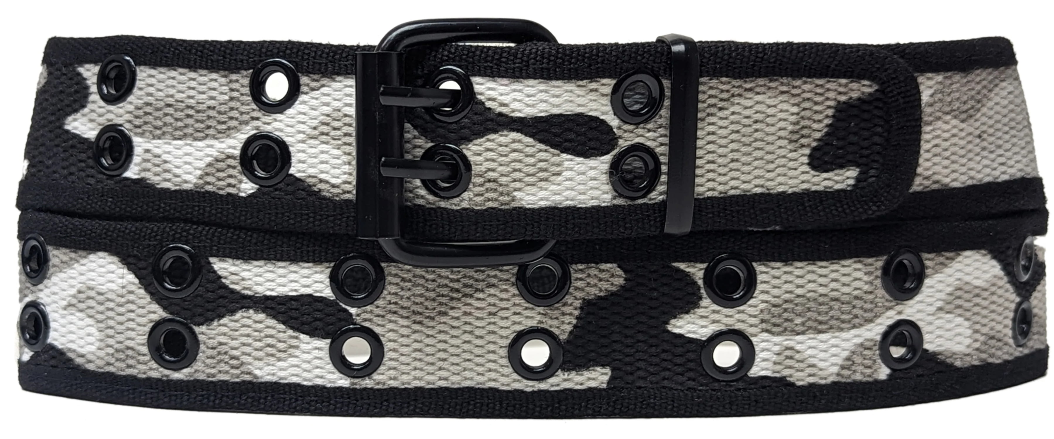 City Camouflage 2 Holes Row Metal Grommet Stitched Canvas Fabric Web ...