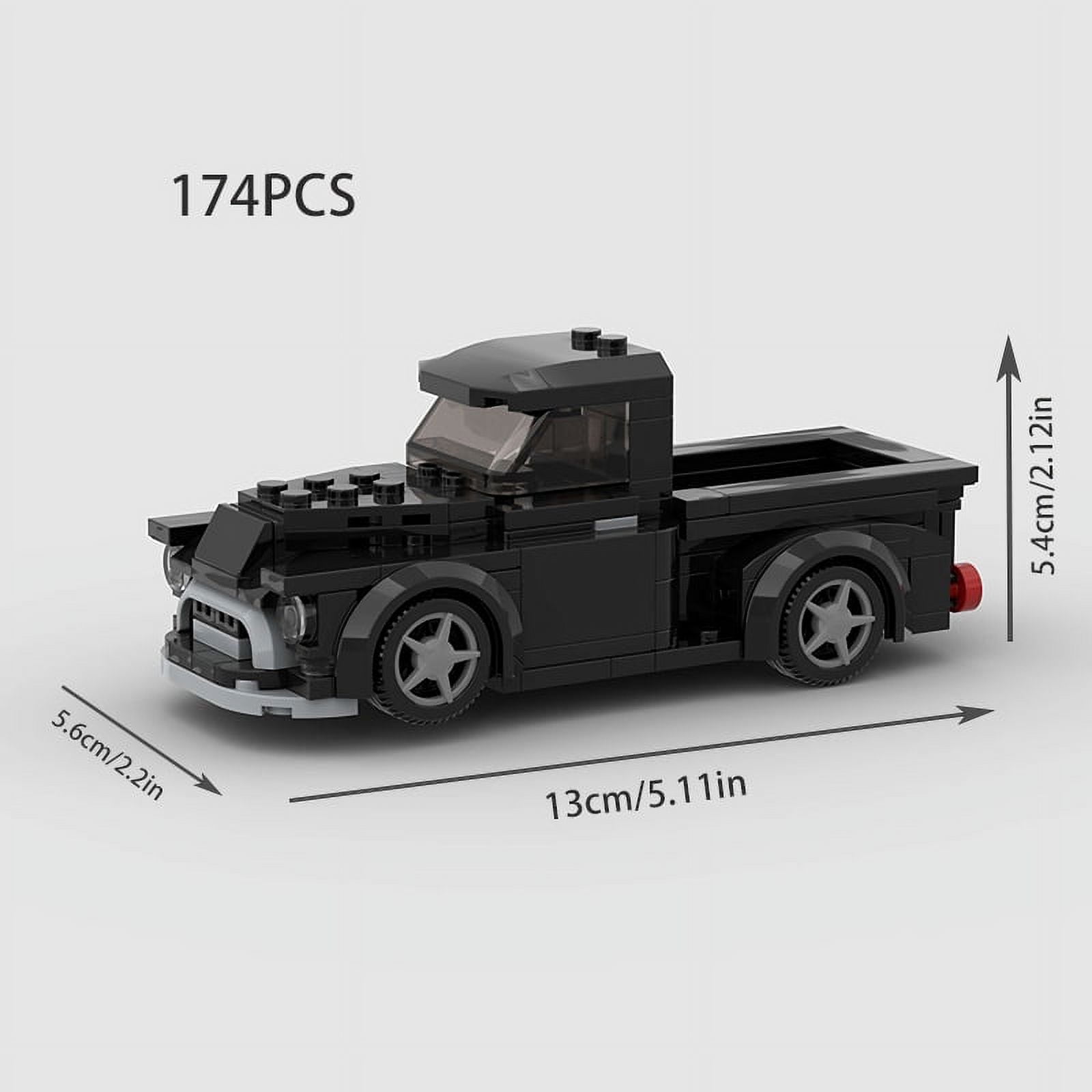 City Car Speed Vehicle Racer Pickup Truck Building Blocks Brick Racing ...