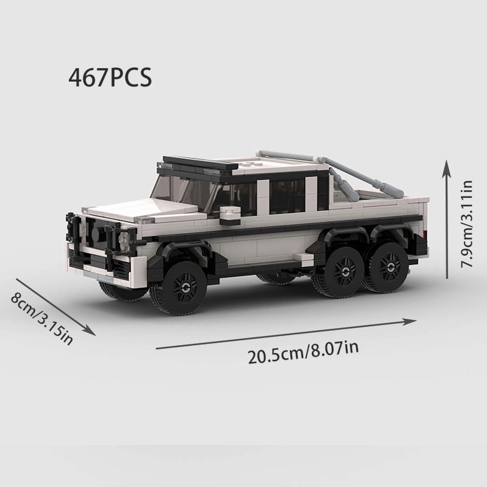 City Car Speed Vehicle Racer Pickup Truck Building Blocks Brick Racing ...