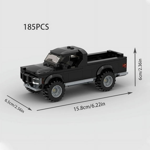 City Car Speed Vehicle Racer Pickup Truck Building Blocks Brick Racing ...