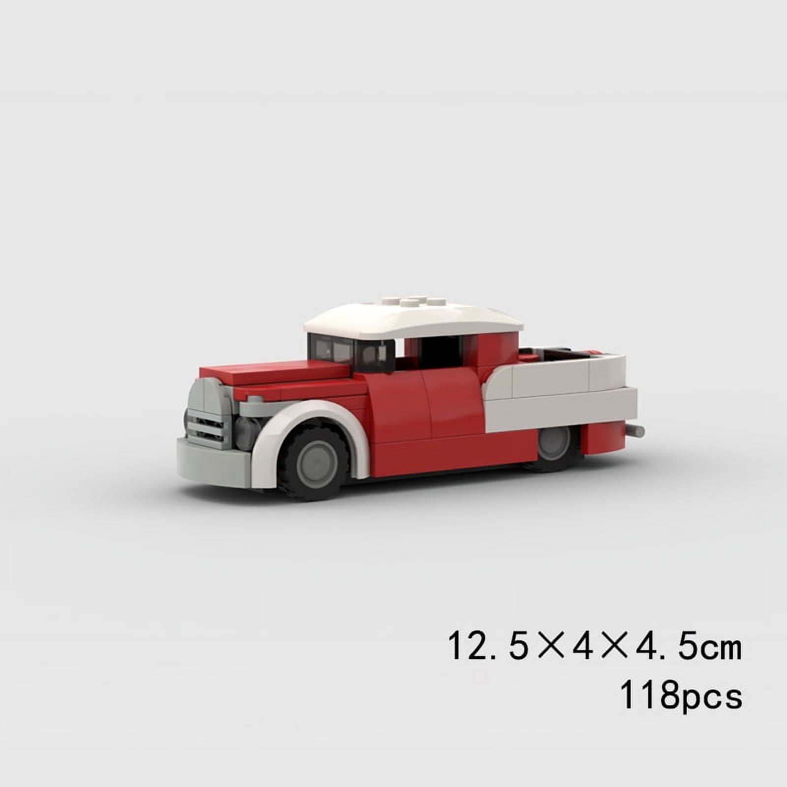 City Car Speed Vehicle Racer Pickup Truck Building Blocks Brick Racing ...