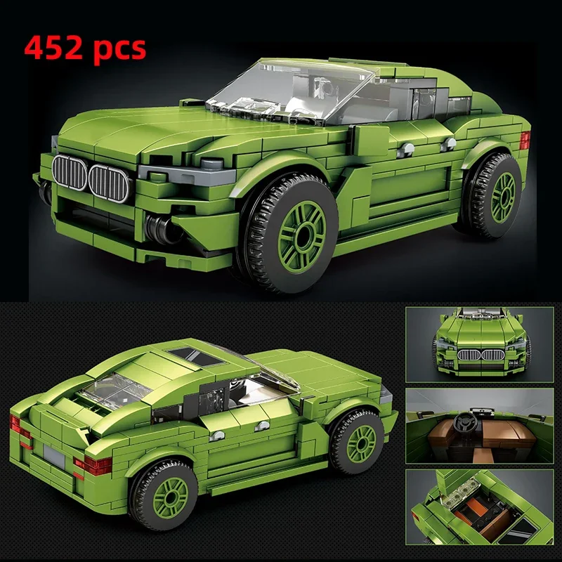 City Car Vehicle Speed Champion Racer Building Blocks Brick Racing ...