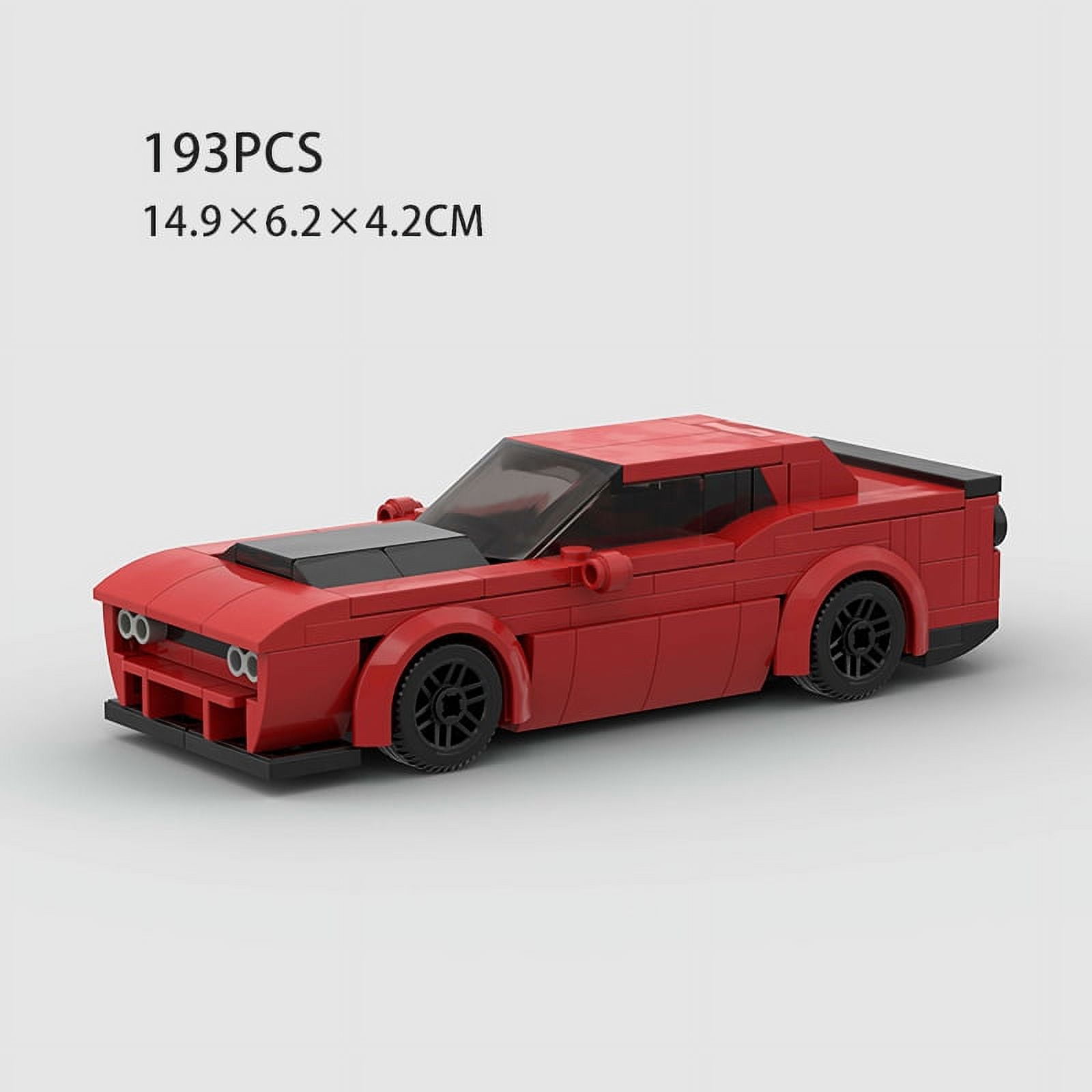 MOC Racing Sports Car Vehicle City Speed Champion Racer Technique Building Blocks Brick Set ...