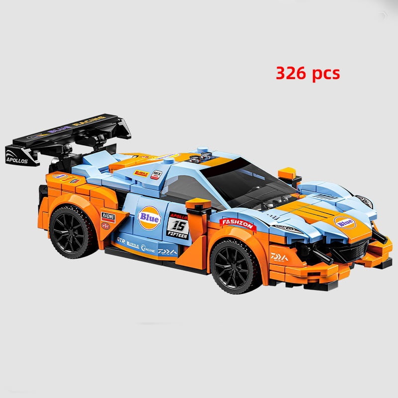 City Car Vehicle Speed Racer Building Blocks Brick Racing Super ...