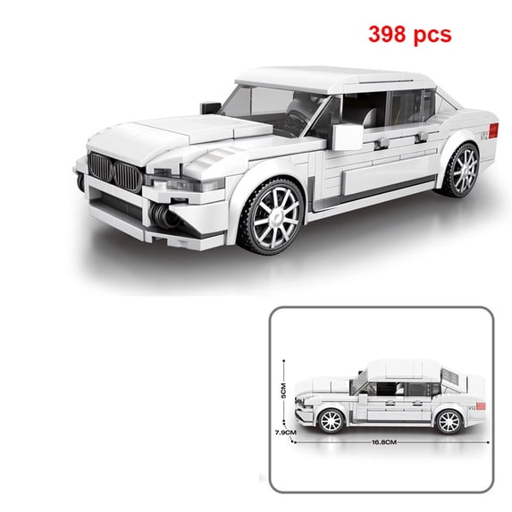 City Car Vehicle Speed Racer Building Blocks Brick Racing Super ...