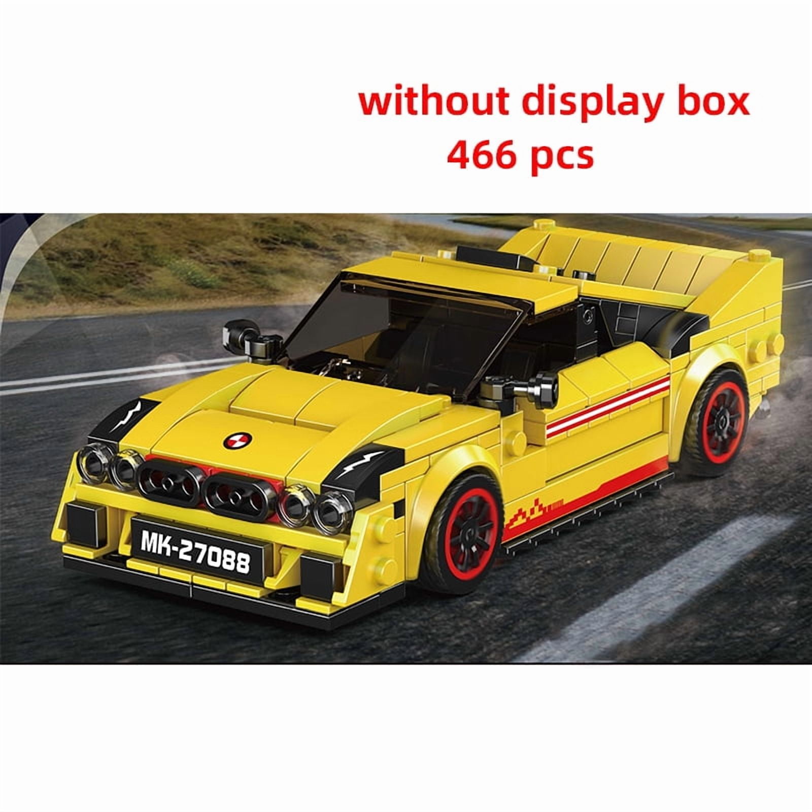 City Car Vehicle Speed Racer Building Blocks Brick Racing Super ...