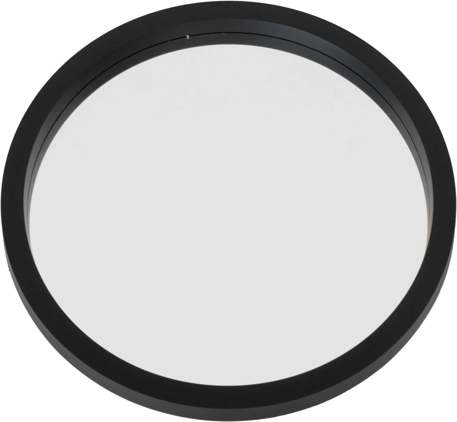 City Chic Mirror, Black, Rust-Proof Frame, Round, Glass, 15.25 Inches ...