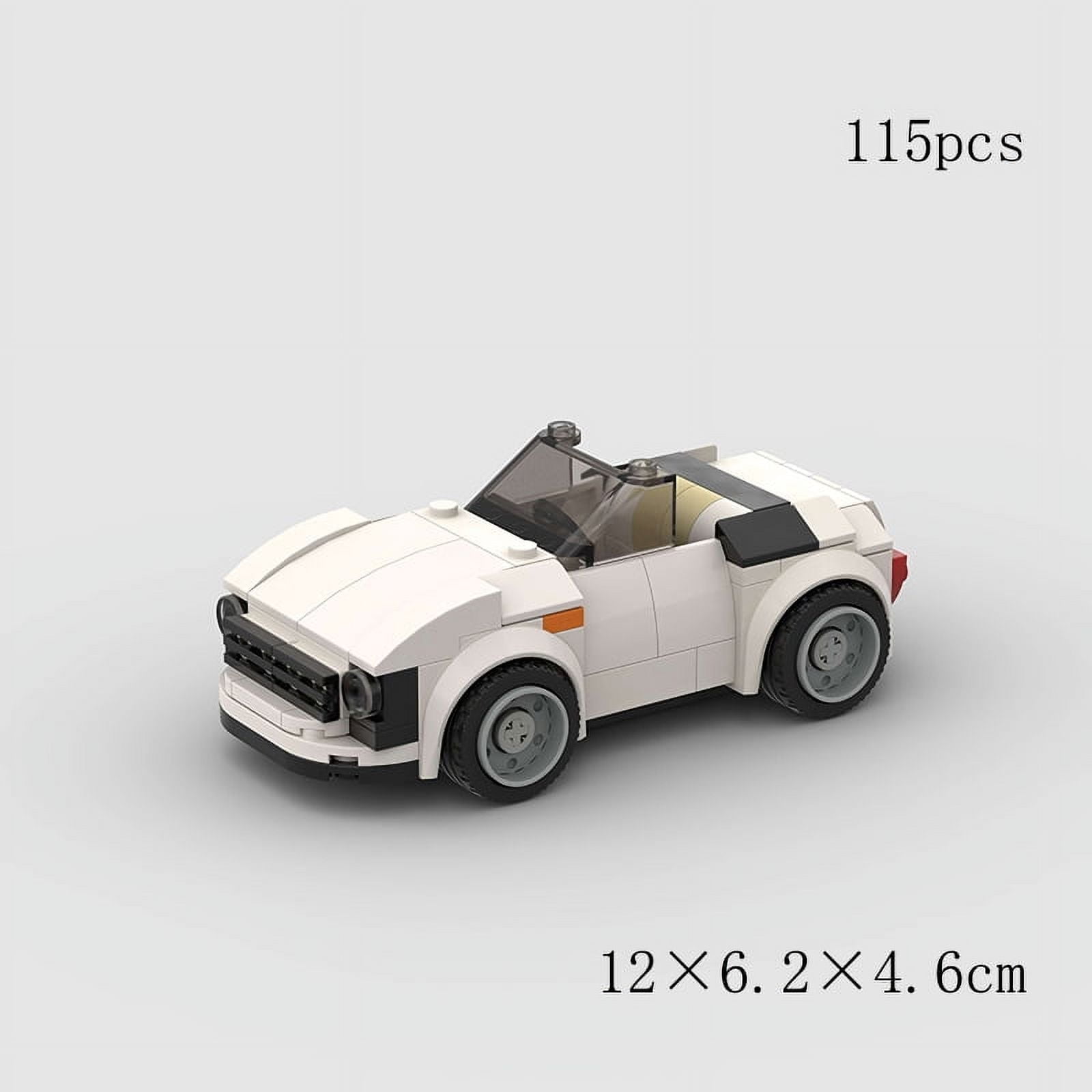 City Convertible MOC Old Car Speed Champions Super Race F1 Vehicle ...