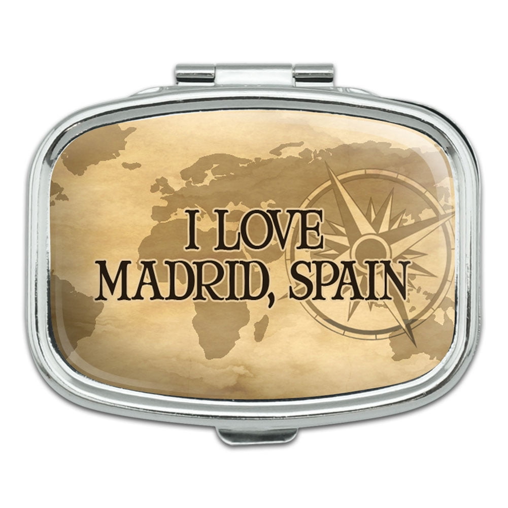 City Country - Madrid Spain - Rectangle Pill Box - Walmart.com