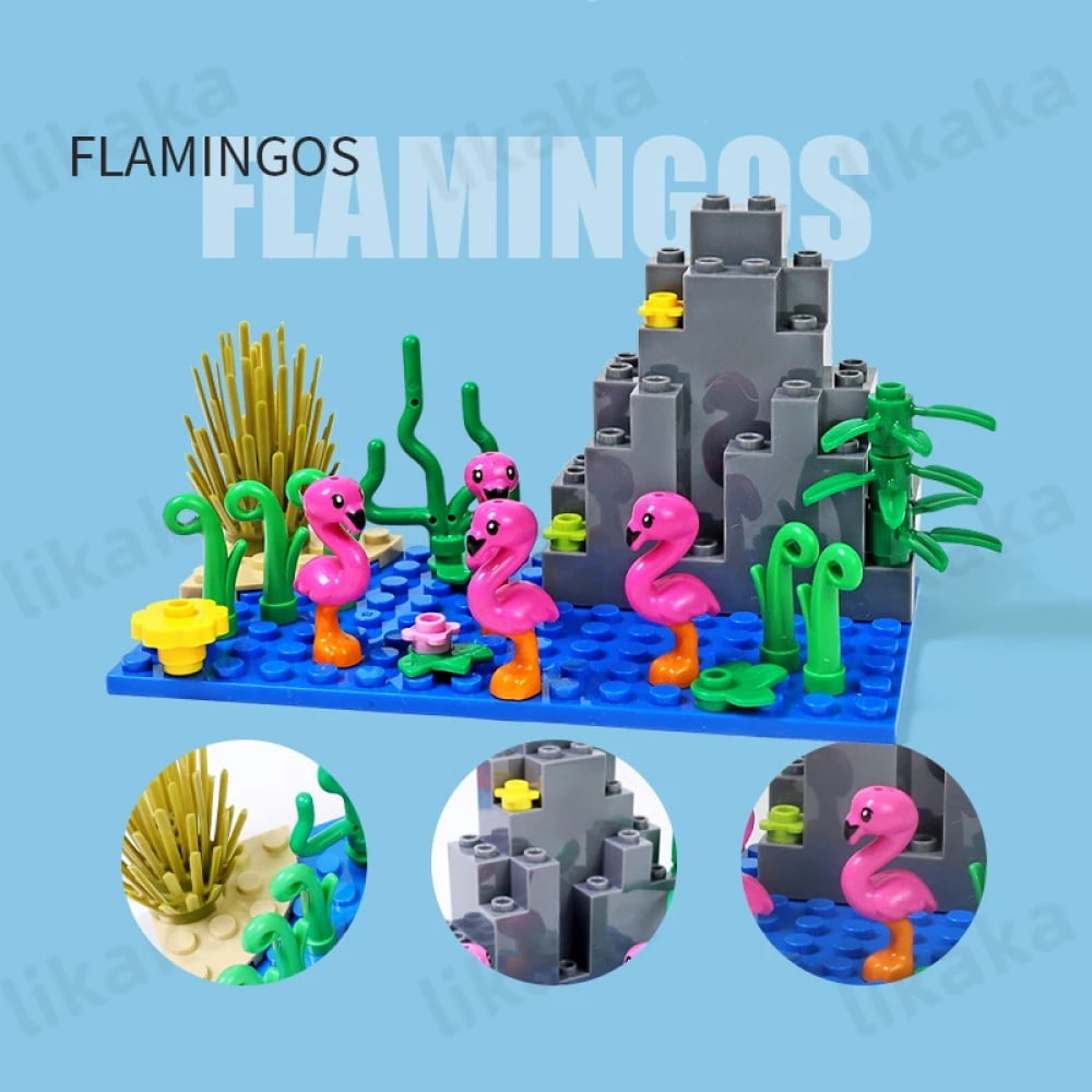 City Farm Animals Building Blocks Nature Animals Fish Otter MOC ...