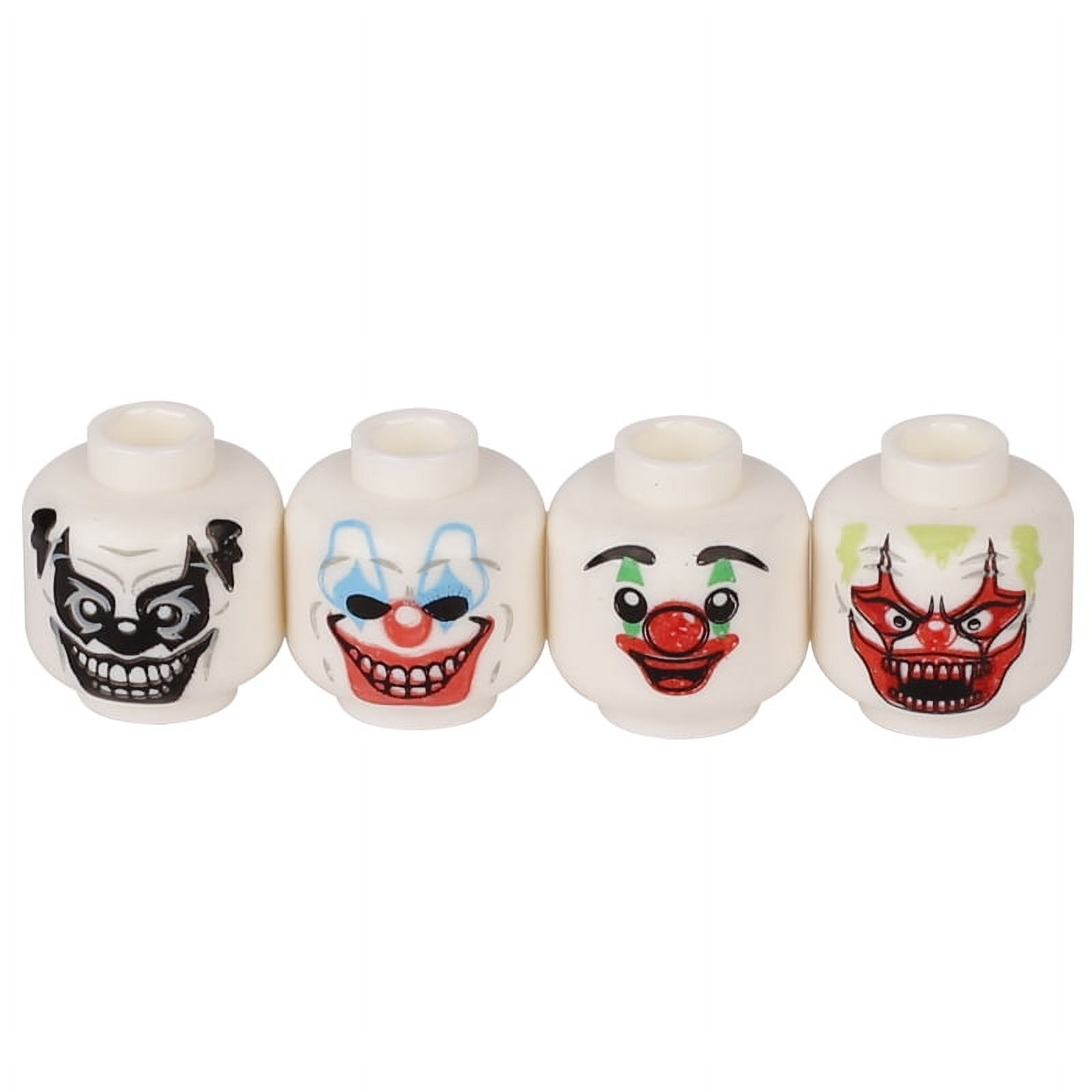 City Figures Facial Expression Accessories Head Building Blocks Ghost ...