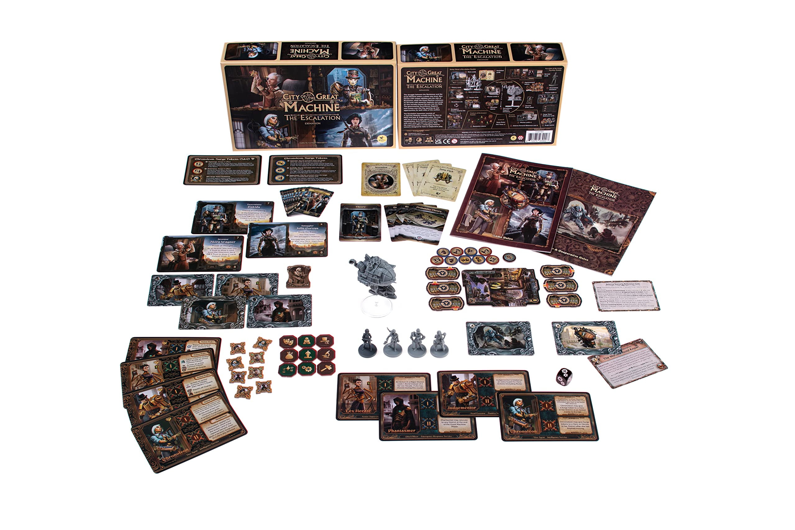 City of The Great Machine. The Escalation Board Game Expansion |1-4 ...