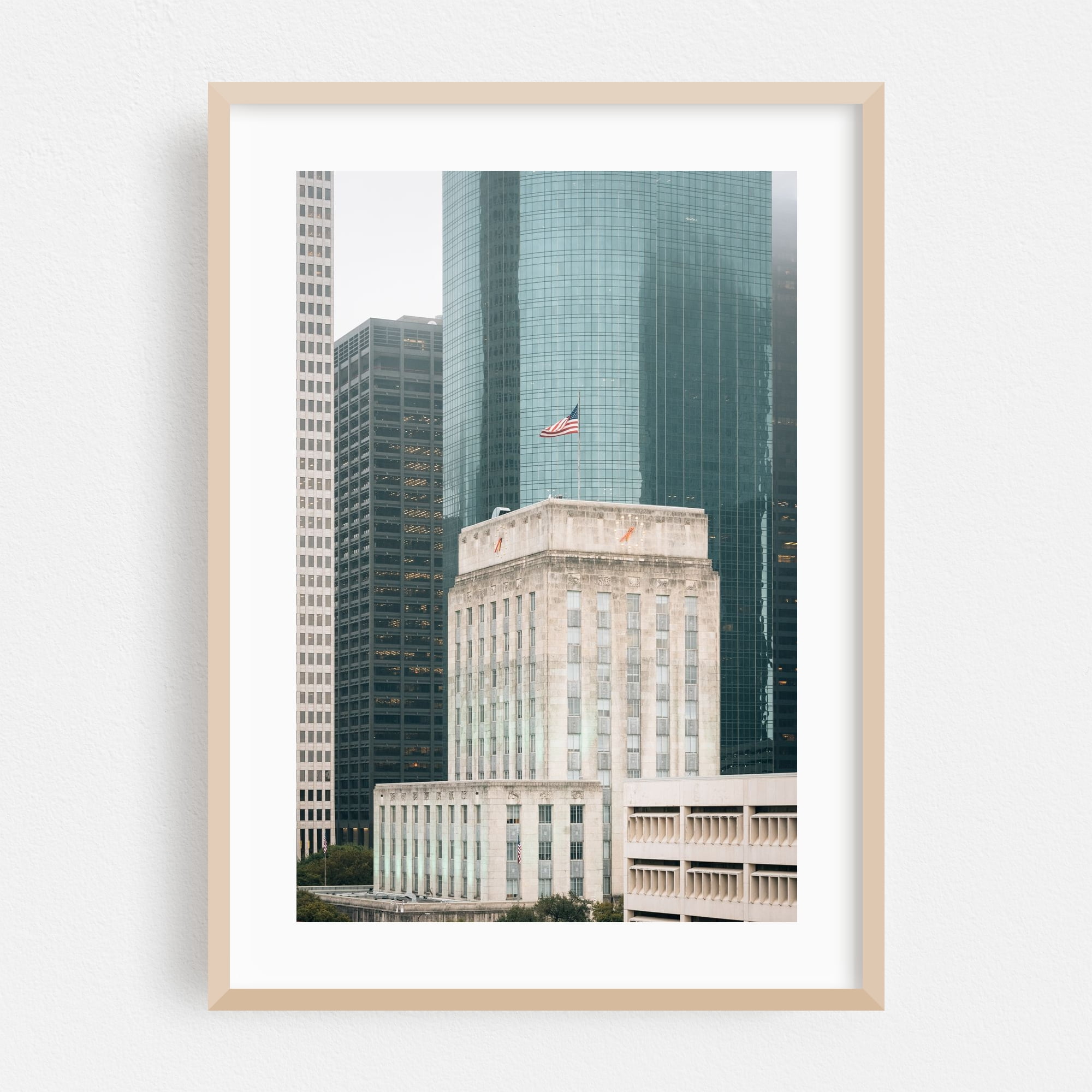 City Hall, Houston 03 - Houston Texas Photography Oak Framed Wall Art ...