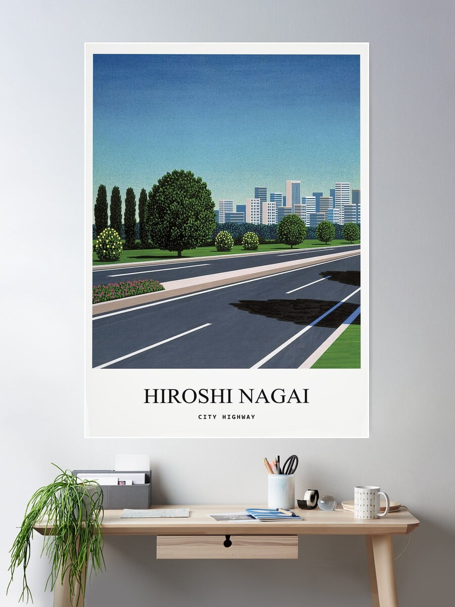 City Highway Poster Wall Art, Modern Wall Decor For Living Room Bedroom ...