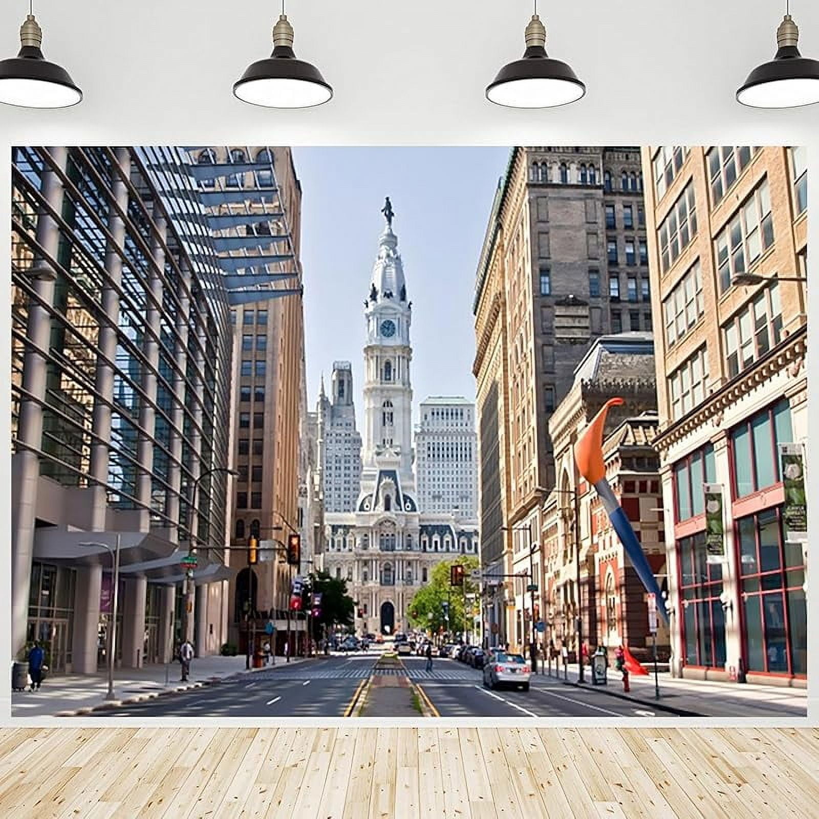 City Landscape Backdrop Skyscraper Street Scenery Background ...