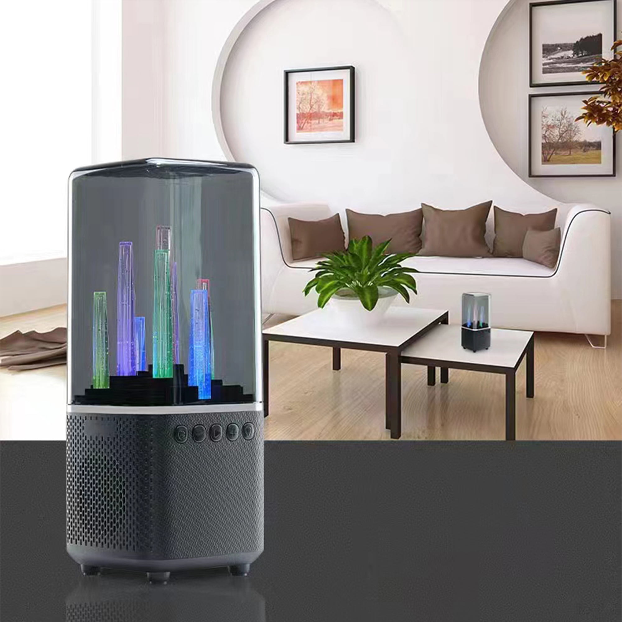 City Light Show Speaker - Wireless Bluetooth Speaker with LED Colorful ...