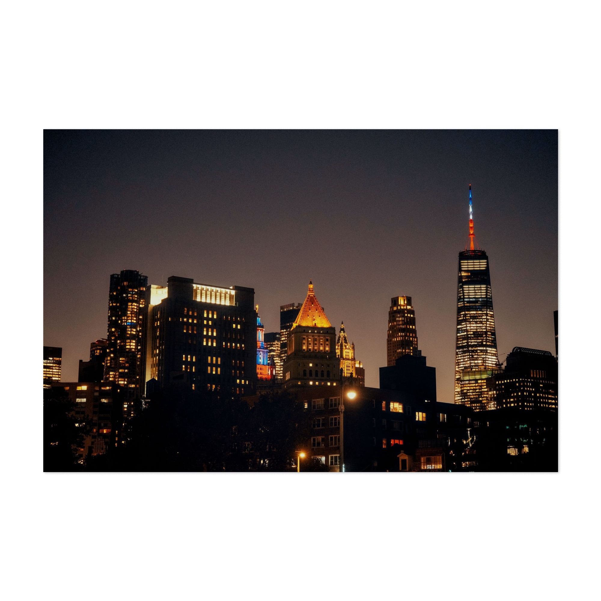 City Lights Symphony - Manhattan New York Photography Cityscape Skyline ...
