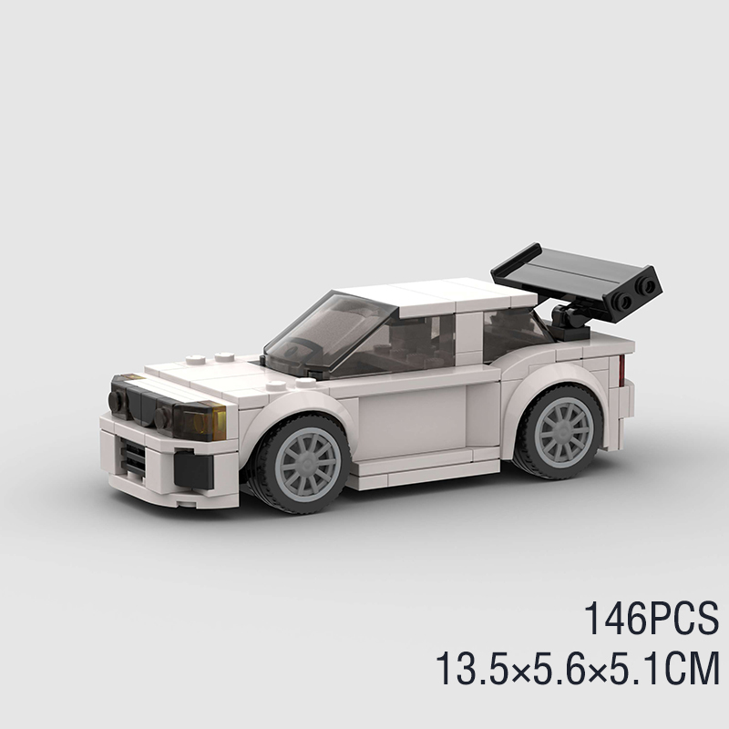 City MOC Car GT3 488 AE86 Z4 Technical super Race Vehicle F1 Toy Speed ...