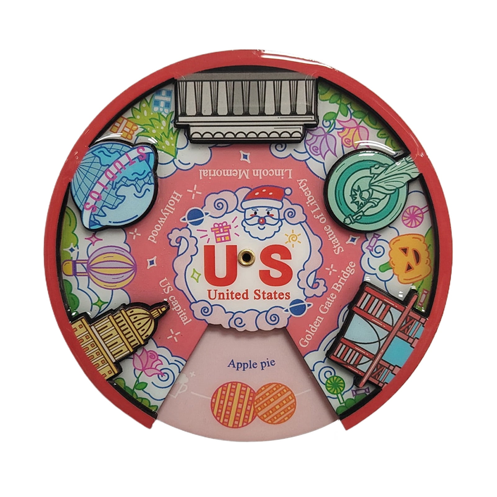 City Magnets for Refrigerator, Garage Door Souvenir Magnets, Magnetic ...