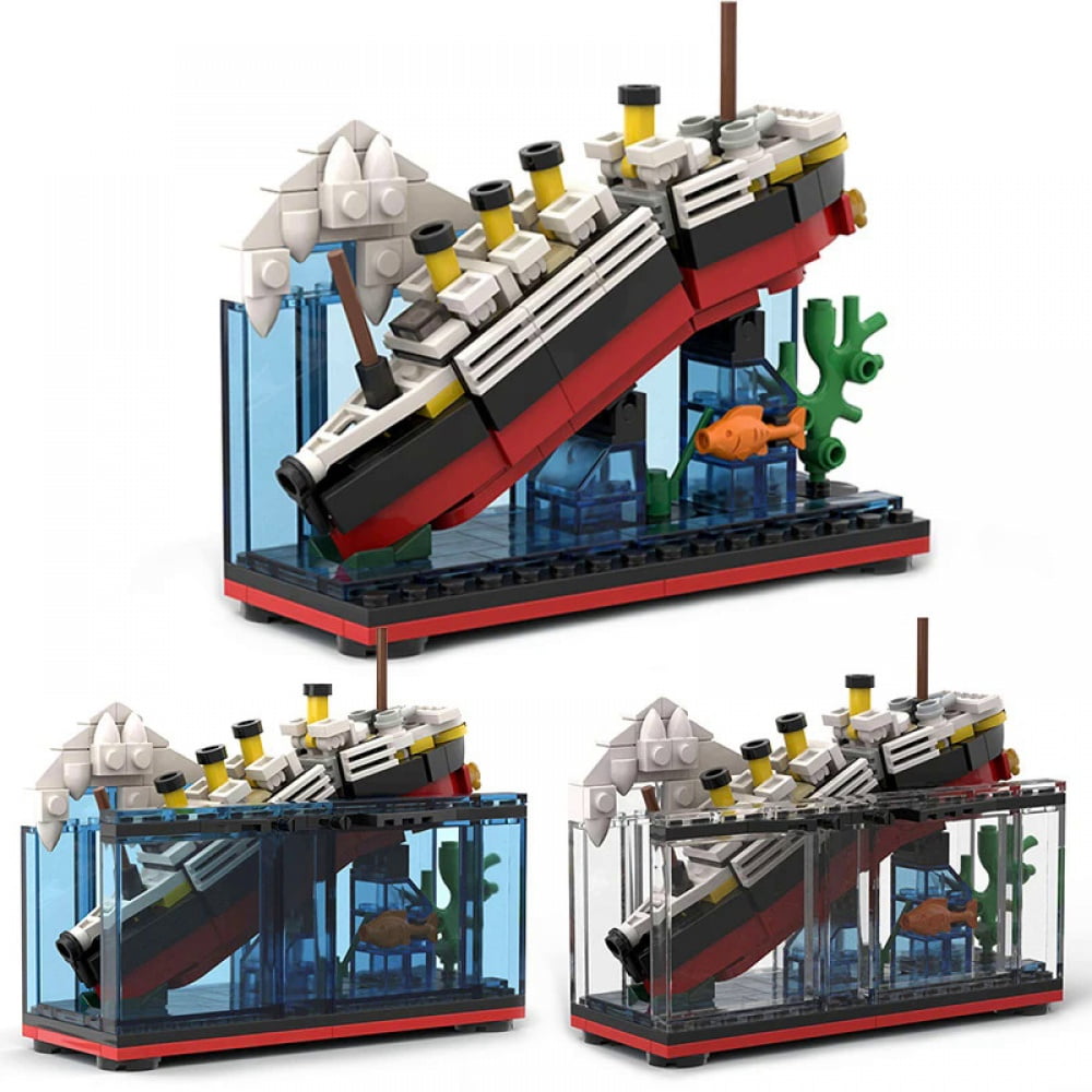 City Movie Titanic Break In Half RMS Cruise Sank Building Blocks MOC ...