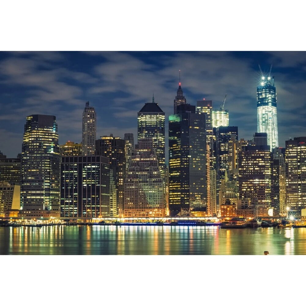 City Night Photography Backdrop New York Architecture Polyester Room ...