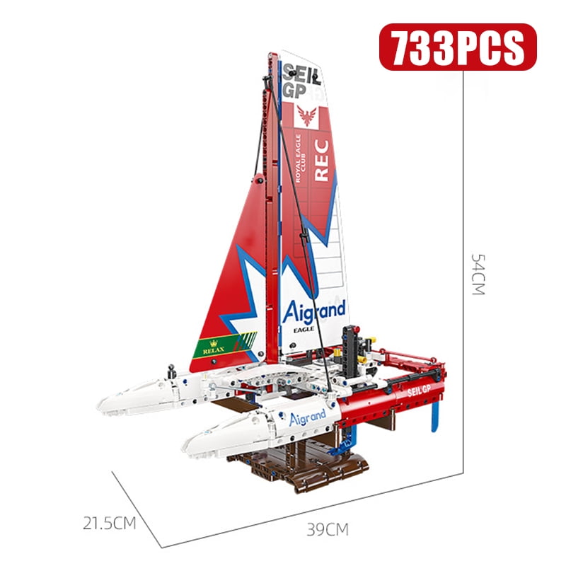 City Ocean Going Type 65 Sailing Ship Sailboat Model Building Blocks ...