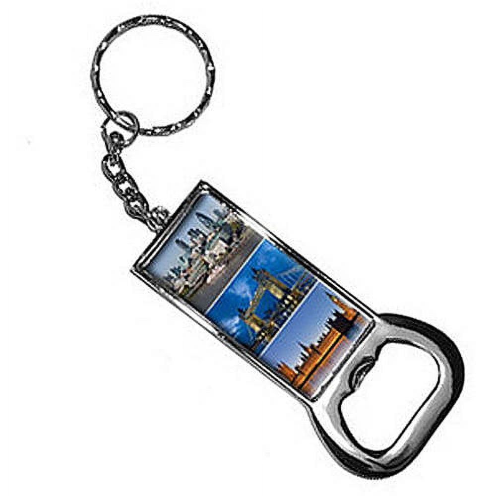 City Of London Big Ben Bridge Keychain Key Chain Ring Bottle Bottlecap ...