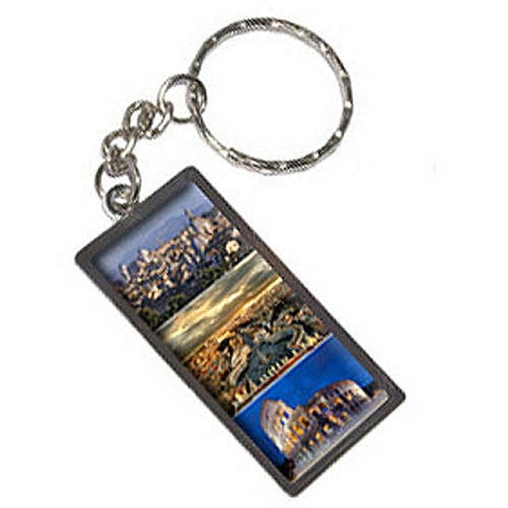 City Of Rome Italy Colloseum Saint Peters Square Keychain Key Chain ...