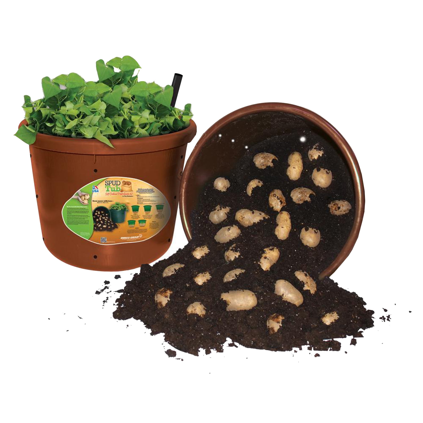 City Pickers Spud Tub Potato Grow Kit – Works Great on Decks and Patios ...